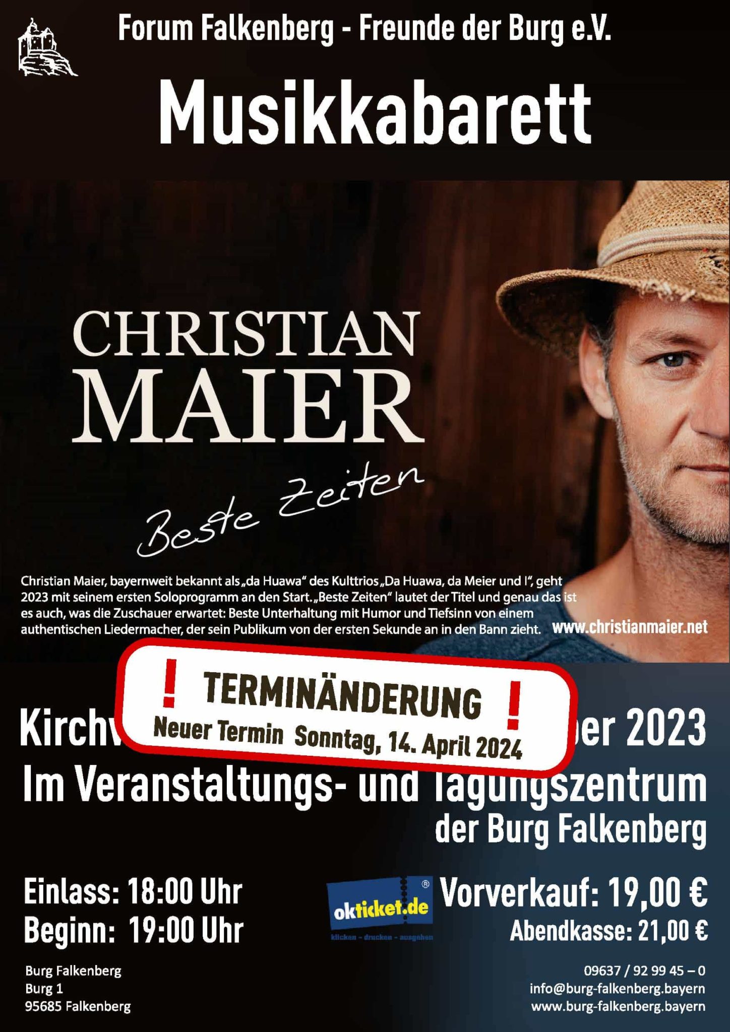 Christian Maier Musikkabarett - Burg Falkenberg